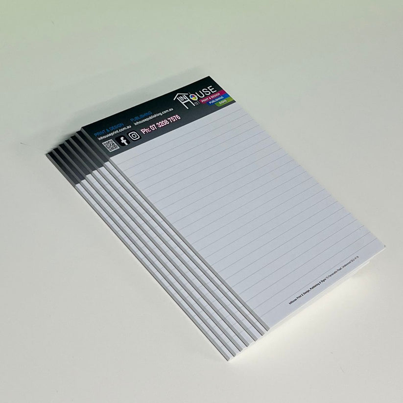 Notepads A4 – InHouse Print & Design