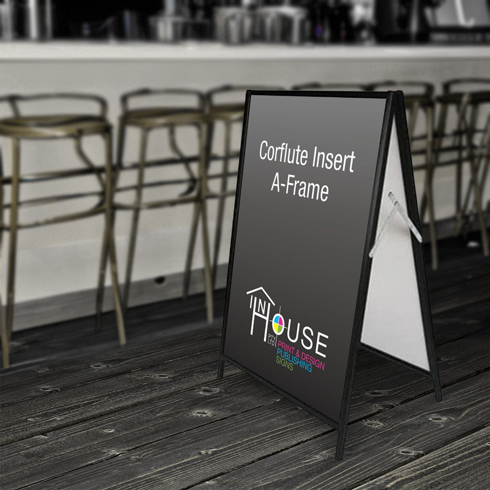 Corflute Insert A-Frame - Sandwich Boards – InHouse Print & Design