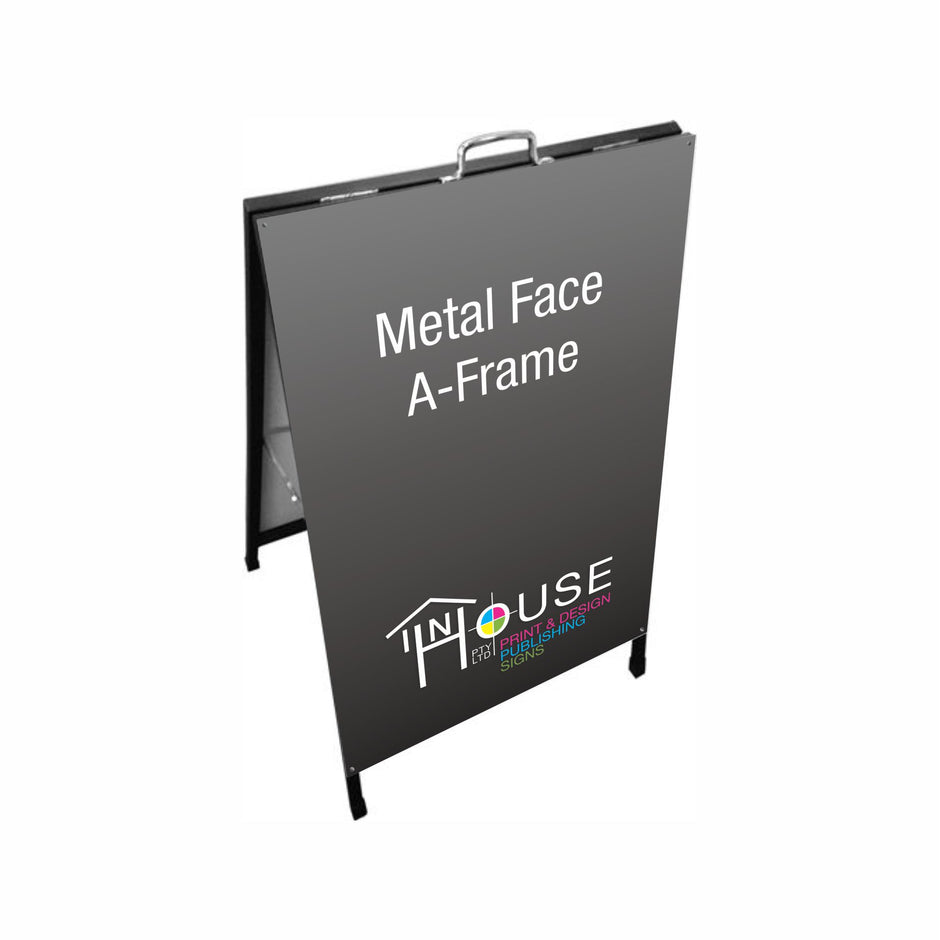 Custom A-Frame Signs: Durable, Portable & Full-Color Printing – InHouse ...